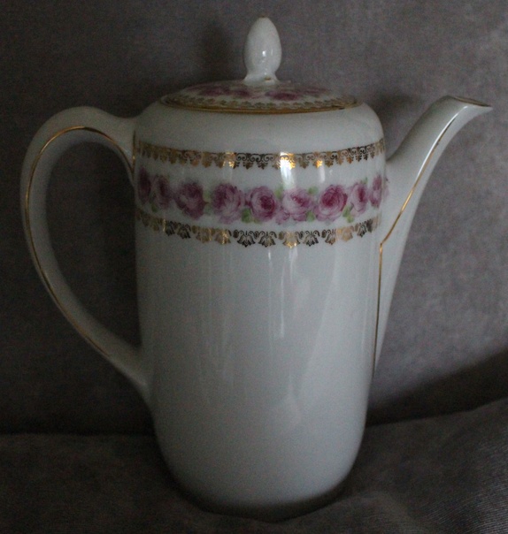 Kaffekanne i oldemors roser - Epla