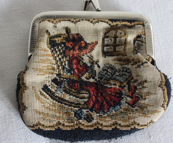 Eldre små mynt punger - Epla