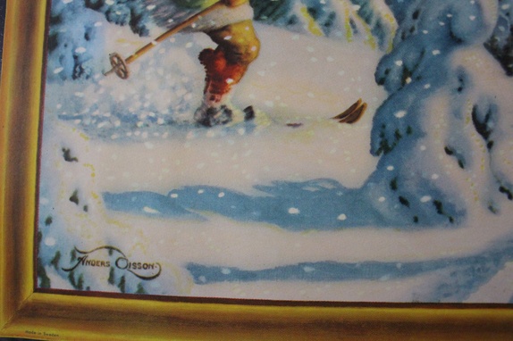 Juleplakat fra 50-60 tallet - Epla