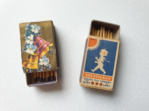 2 Gamle Fyrstikkesker - Epla