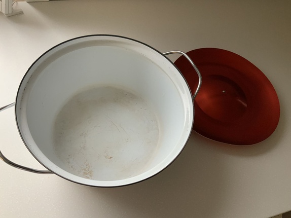 Stor Retro Emalje Kjele - Epla