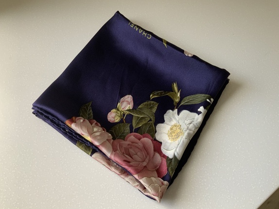 Chanel Vintage Silke Skjerf - Epla