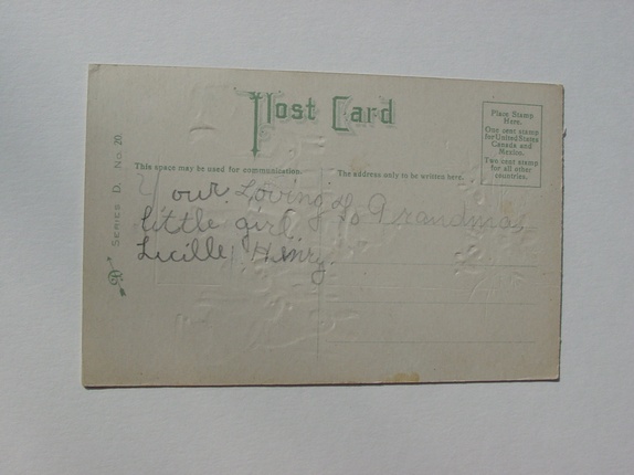 LOT: Fire gamle påskekort fra ca 1908-1910 - Epla