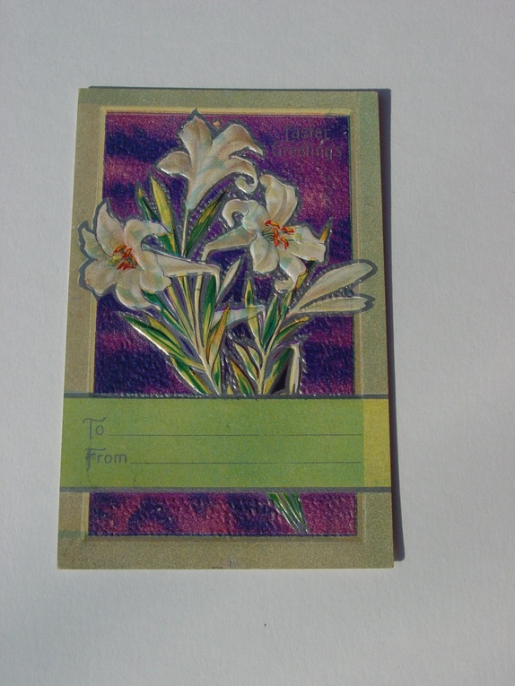 LOT: Fire gamle påskekort fra ca 1908-1910 - Epla