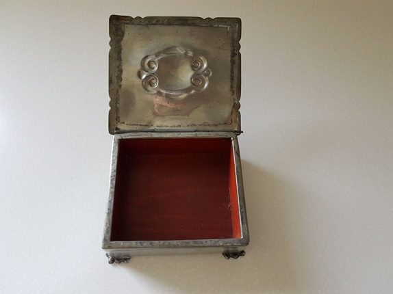 Tinn smykke skrin - Epla