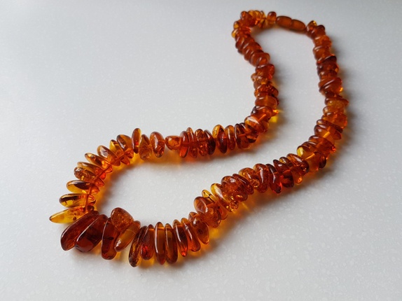 Rav halssmykke - Epla