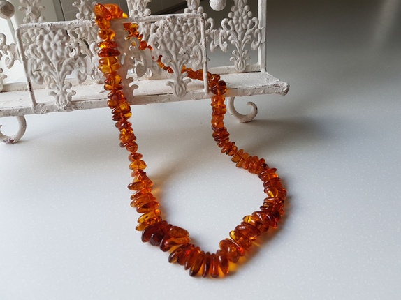 Rav halssmykke - Epla