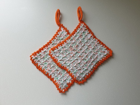 Retro Orange Grytekluter - Epla