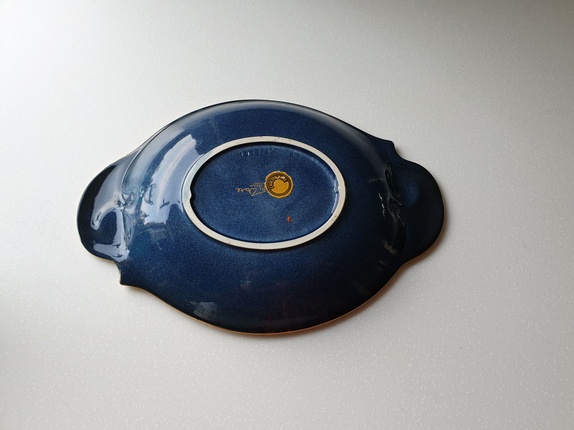 Nydelig Blått Fat - Epla