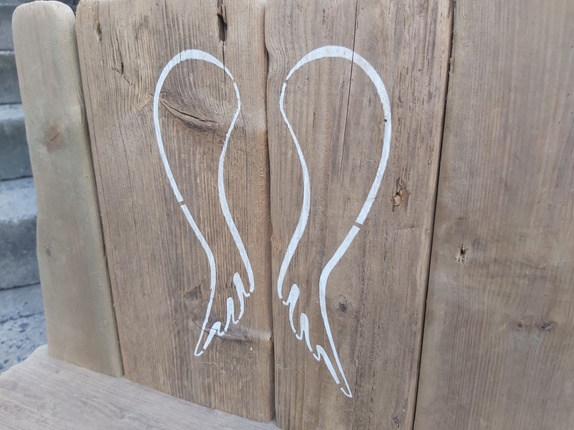 Hylle av drivved - Epla