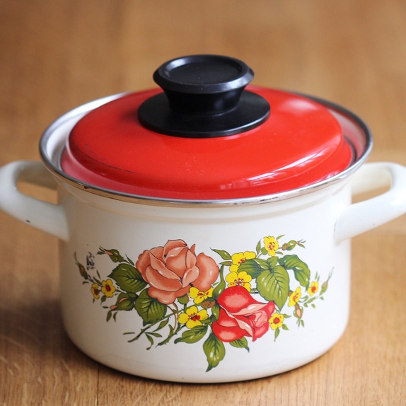 Emaljert liten kjele - Epla