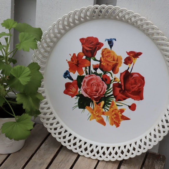 Serveringsbrett med blomstermotiv - Epla