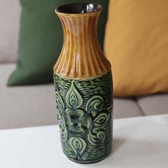 Retro vase i tysk keramikk fra Bay - Epla