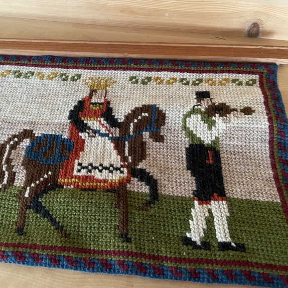 Flott broderi med norsk motiv - Epla