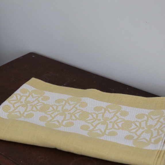 Vintage duk - kremgul - Epla