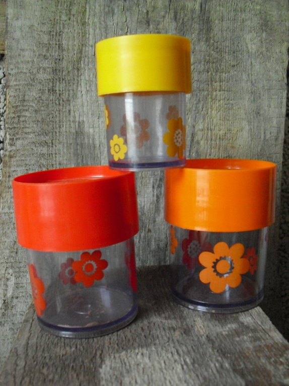 Retro - oppbevarings bokser 70- Talls - Epla