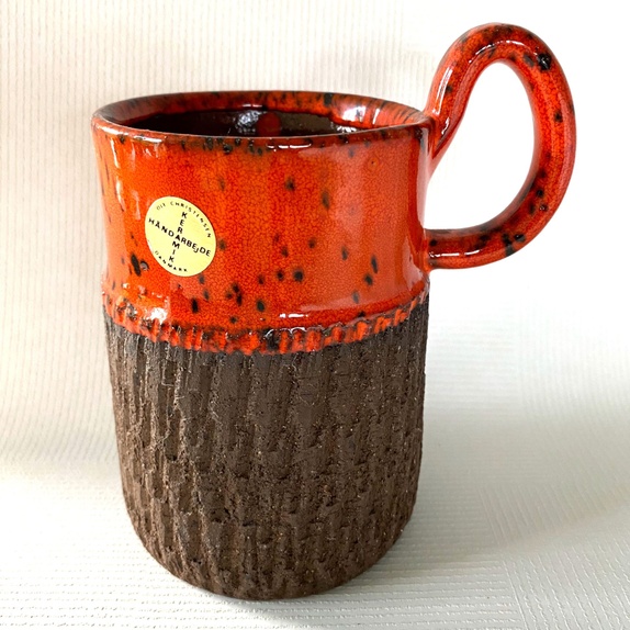 Vintage keramikk krus - Epla