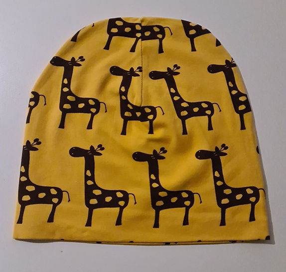 Lue - str 6-9 år - Giraff (gul) - Epla