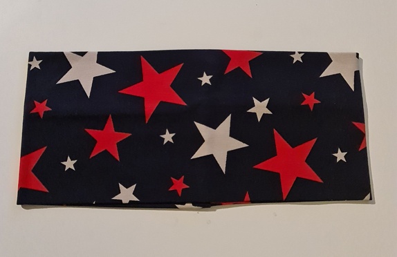 Pannebånd - Stjerner rød - One Size - Epla