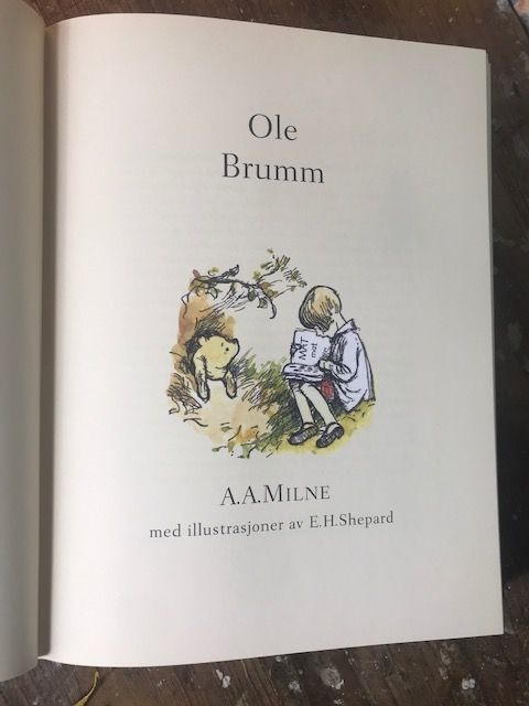 Den store om boken om Ole Brumm - Epla