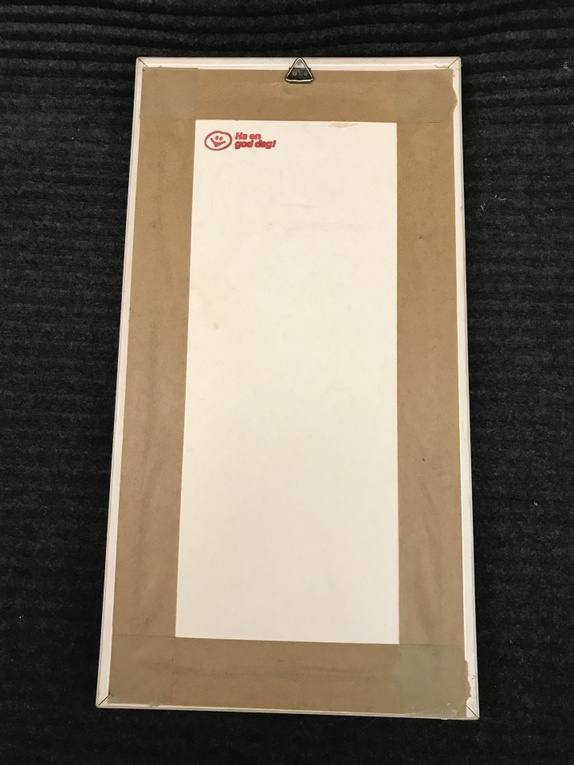 Pippi Langstrømpe, innrammet broderi - Epla