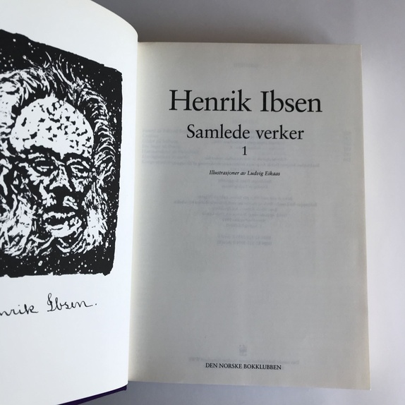Henrik Ibsen, Samlede verker, 2 bind. - Epla