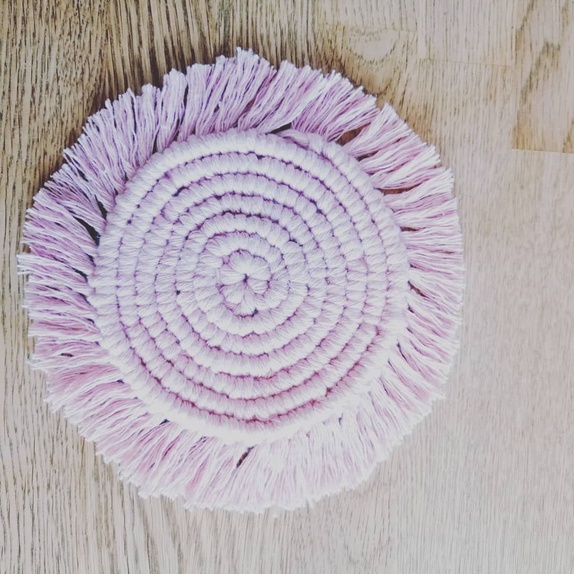 Makrame dalbaner/servietter - Epla