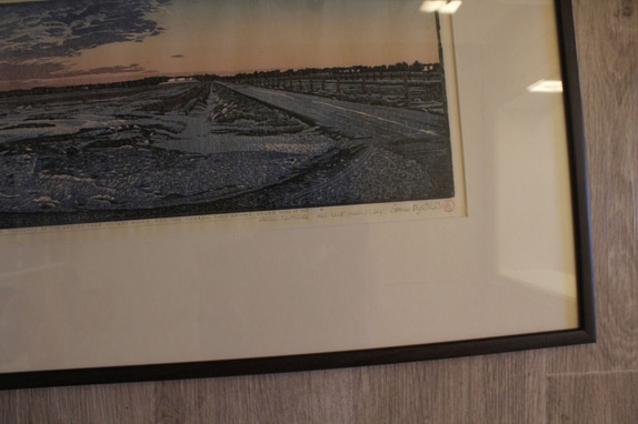 Siemen Dijkstra - Litografi - signert - Innrammet - Epla