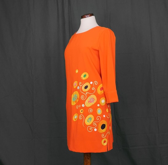 Hånmalt kjole - Epla