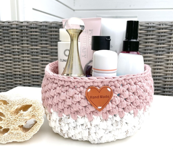 Heklet kurv str XL - Epla