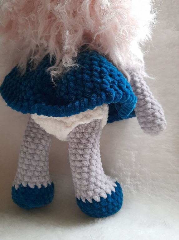 Heklet dukke - Epla