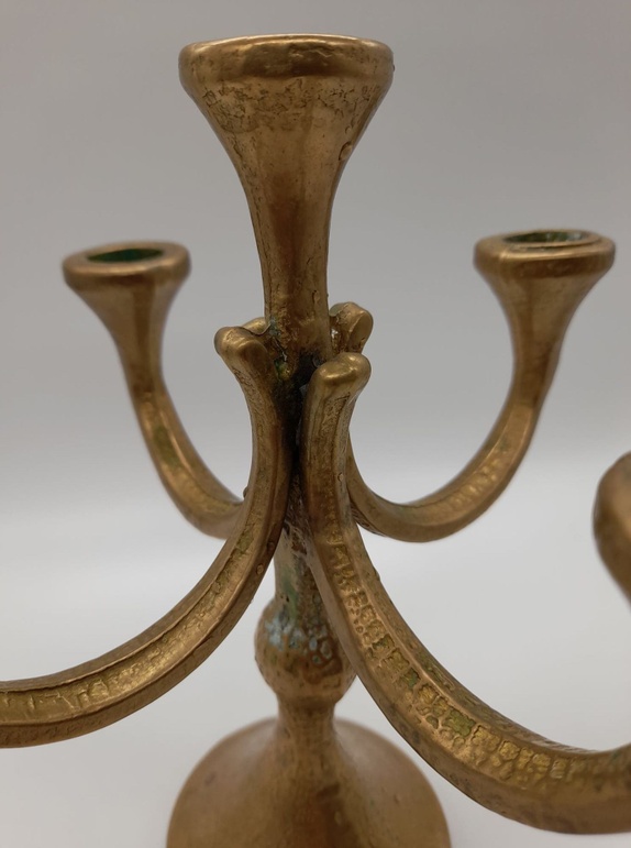 Vintage Lysestake i messing - Epla