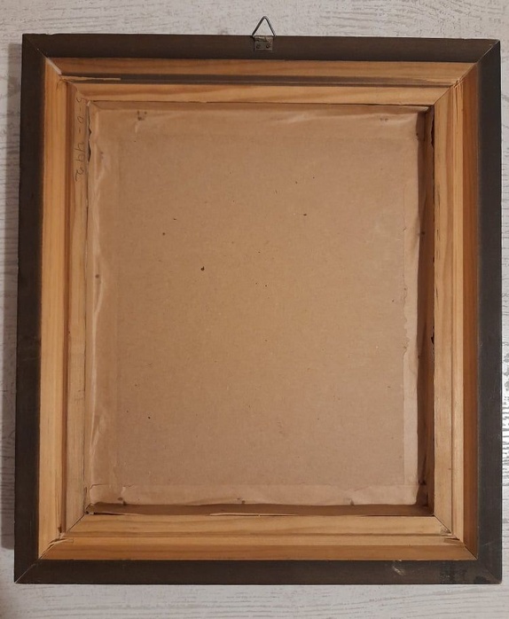 Vintage brodert bilde - Epla