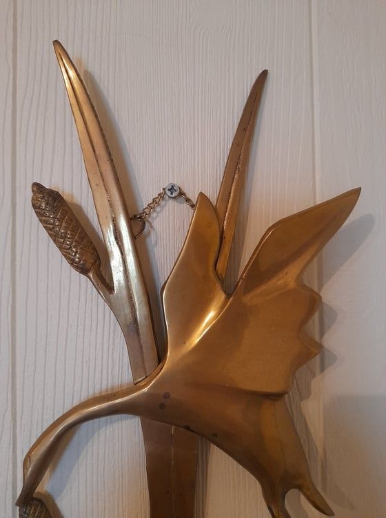 Dekorasjon i messing - Epla