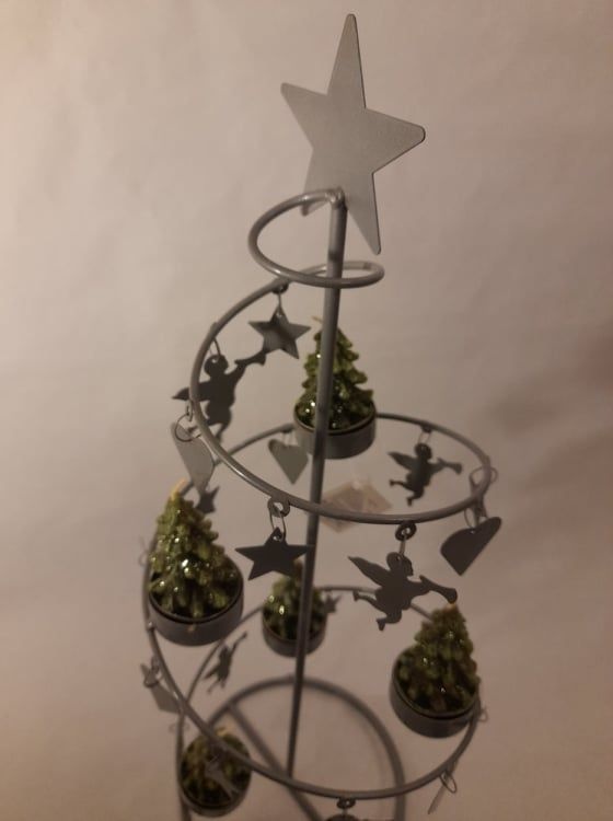 Juletre i metall for telys - Epla