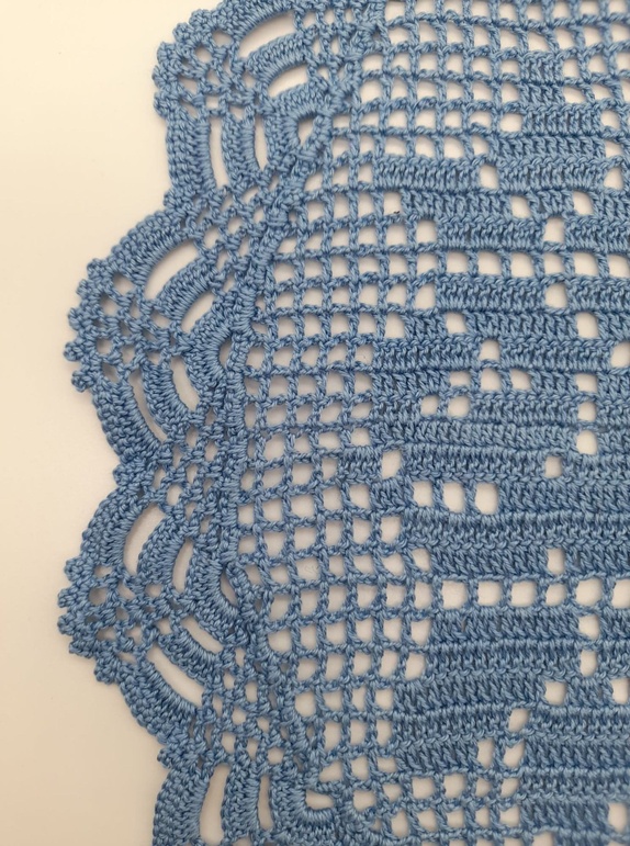 Heklet brikke - Epla