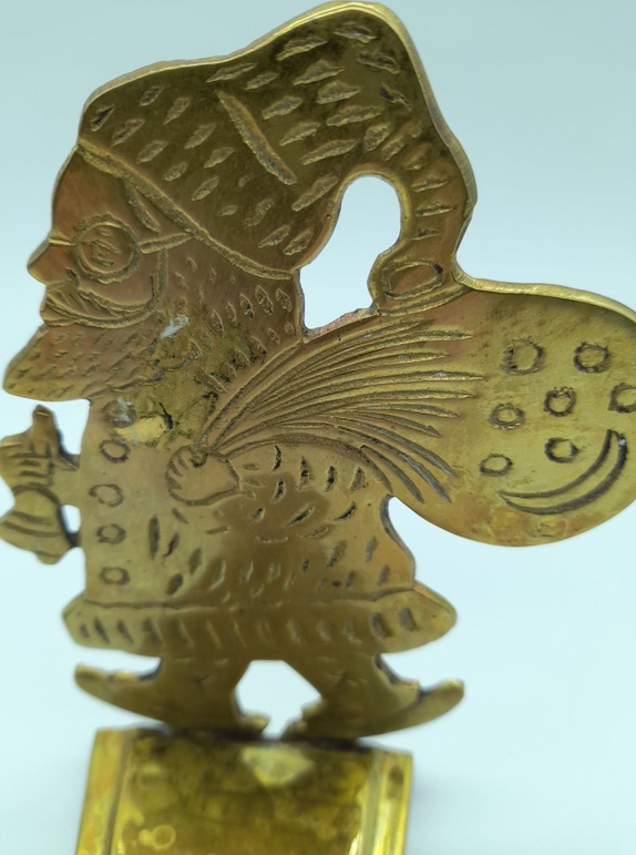 Vintage lysestake i messing - Epla