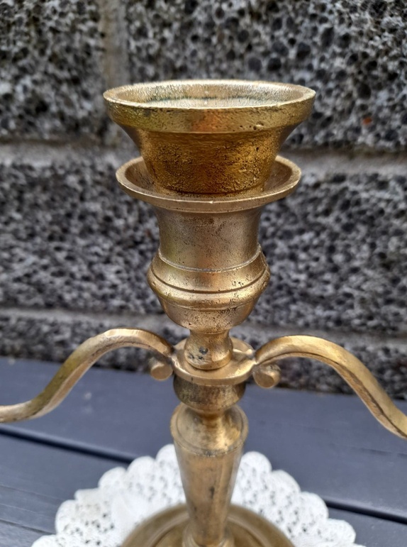 Lysestake i messing - Epla