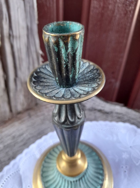 Lysestake i messing - Epla