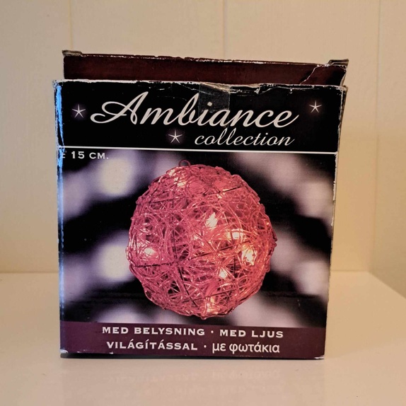 Juledekorasjon med lys - Epla