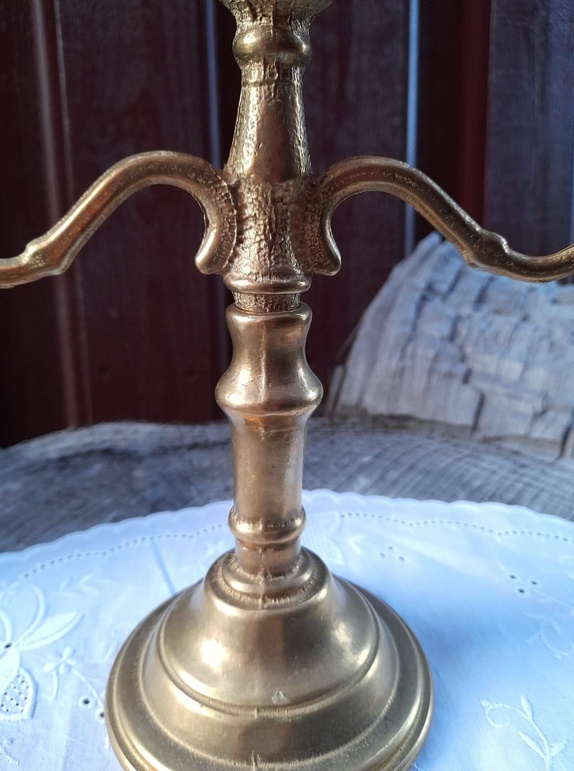 Lysestake i messing - Epla