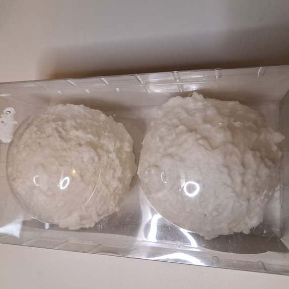 2 Snøball med lys - Epla
