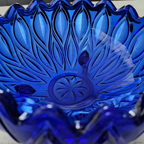 Bolle i blå glass - Epla