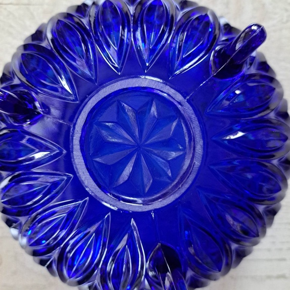 Bolle i blå glass - Epla