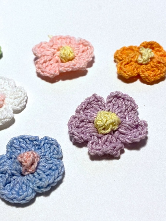 Heklede blomster - Epla