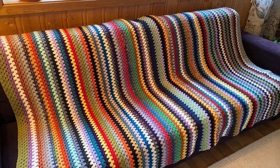 Stripete pledd - Epla