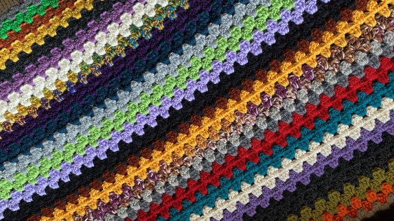 Stripete pledd - Epla