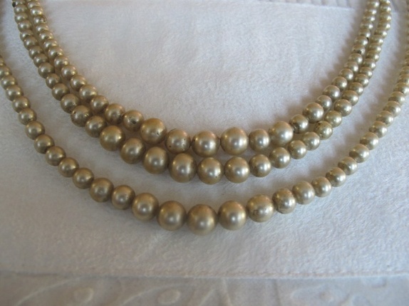 "Klassiske perler x3" ♥ Vintage smykke fra 50/60-tallet - Epla