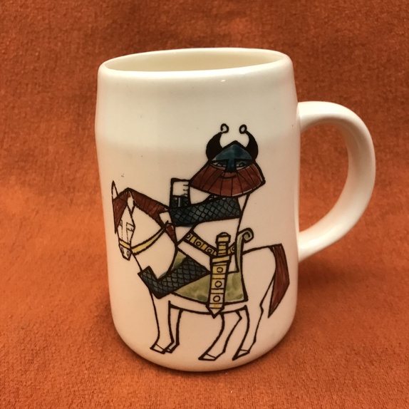 Retro viking øl krus, Stavangerflint - Epla