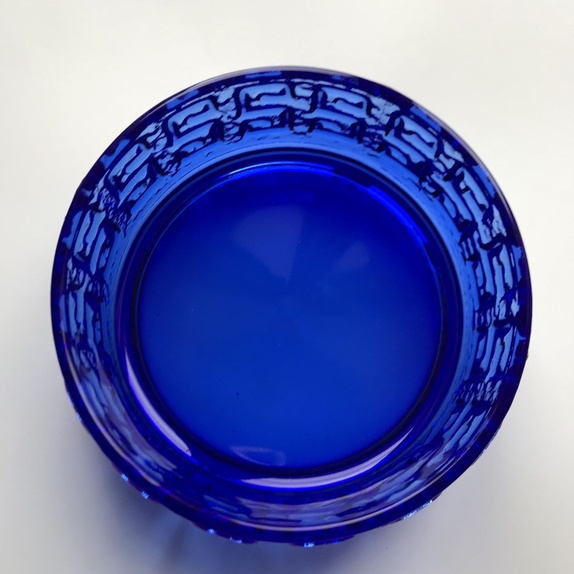 "Talaari", stor blå vintage glassbolle - Epla